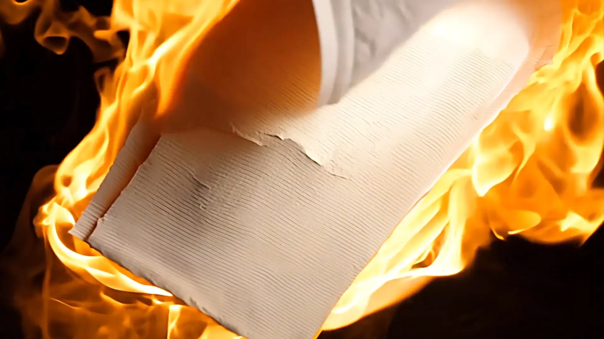 Intense Flame Paper Burn Transition For Logo Animation | Videos